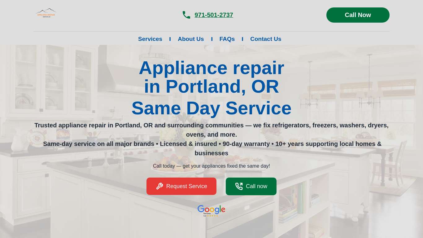 Appliance Repair Portland, OR | Same-Day Service for All Major Brands ...